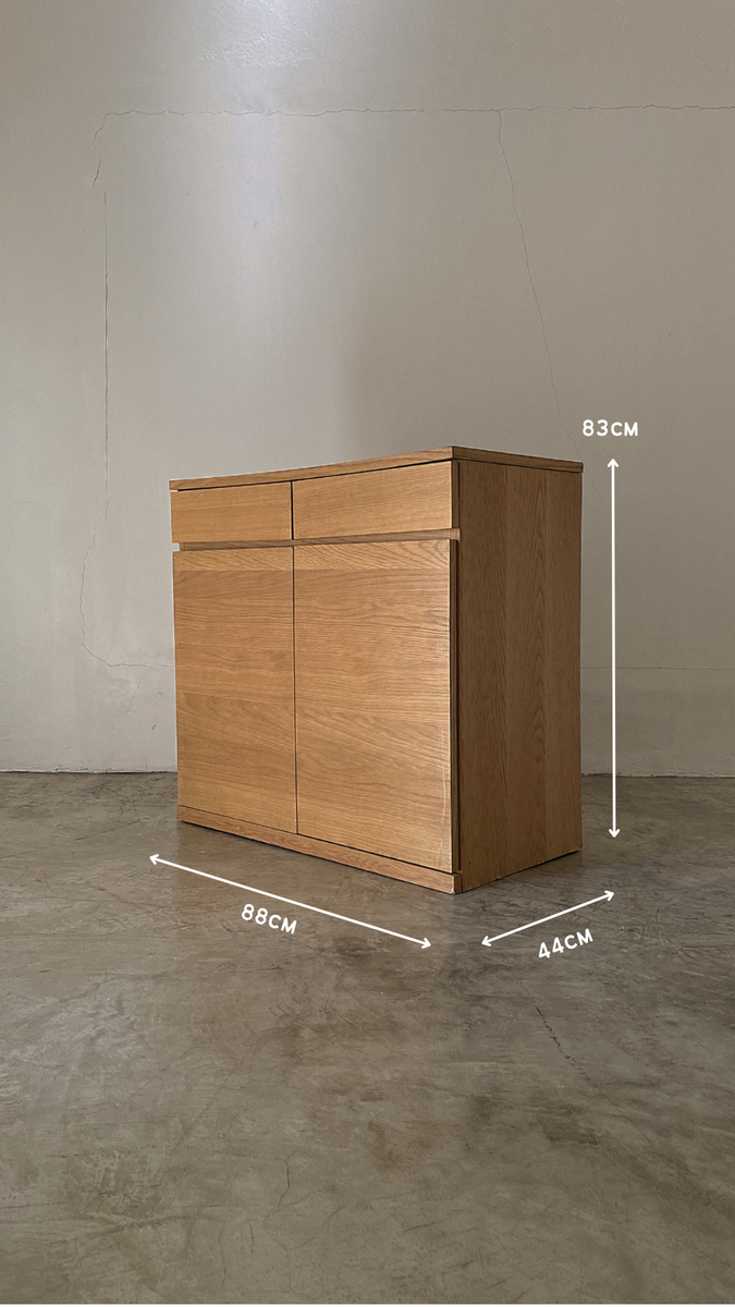 muji oak wooden cabinet – Burt Select Shop
