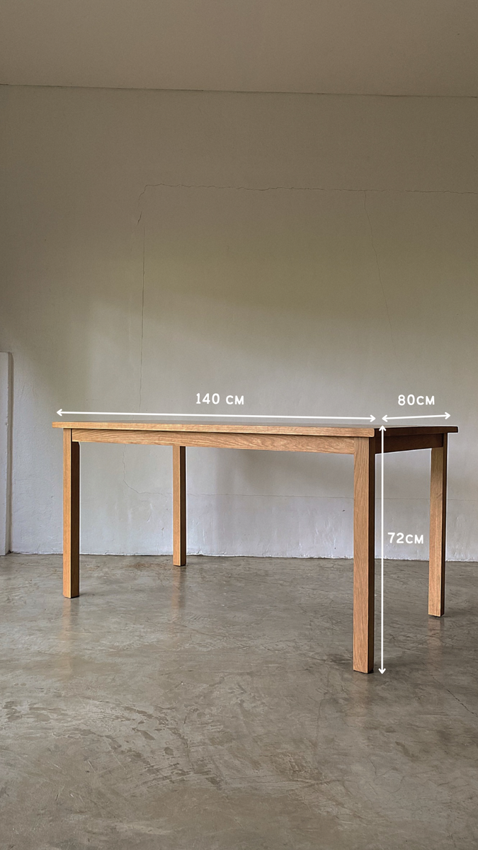 muji solid oak table – Burt Select Shop