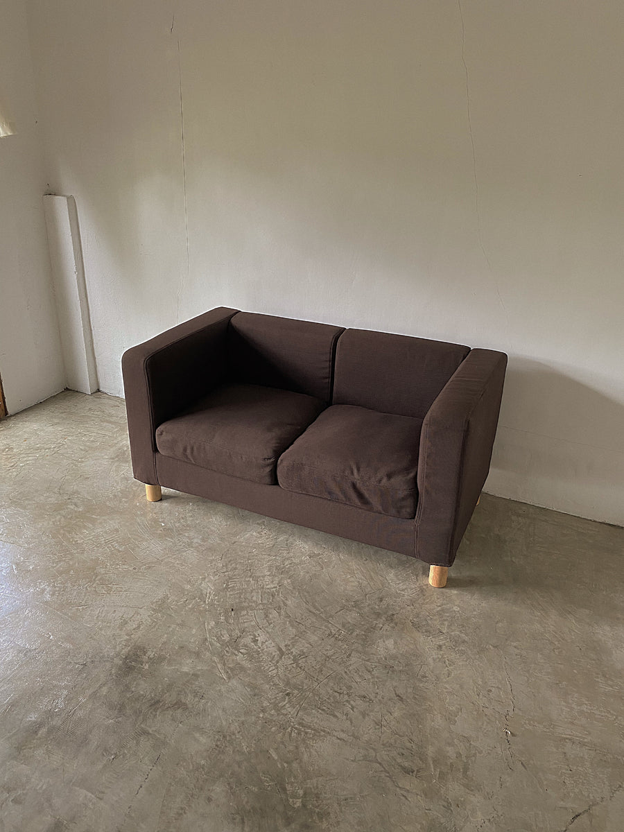 muji box sofa (dark brown) – Burt Select Shop